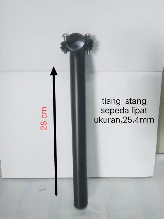 tiang support sepeda lipat ukuran 25, bahan material steel kualitas ...