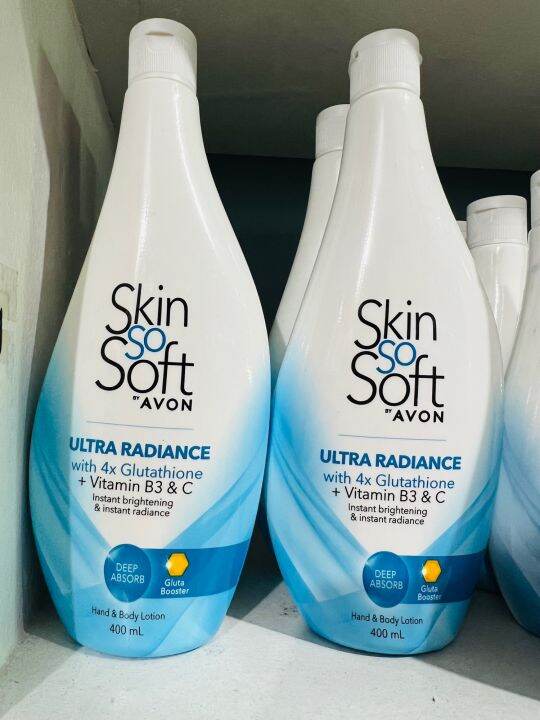 AVON SSS ULTRA RADIANCE WITH 4x GLUTATHIONE LOTION vitamin B3 & C ...