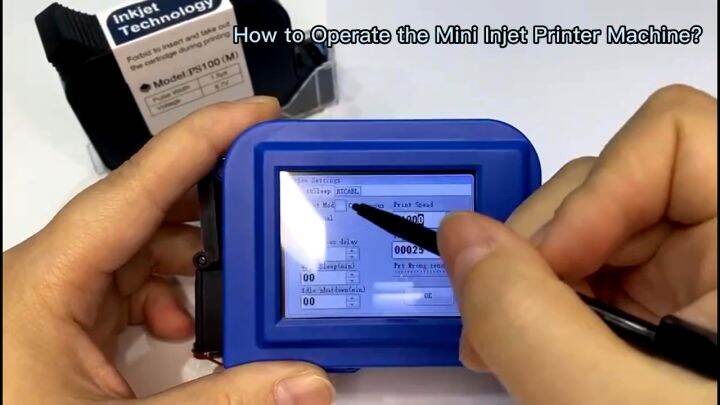 Mini hand-held inkjet printer Small portable inkjet printer Production ...