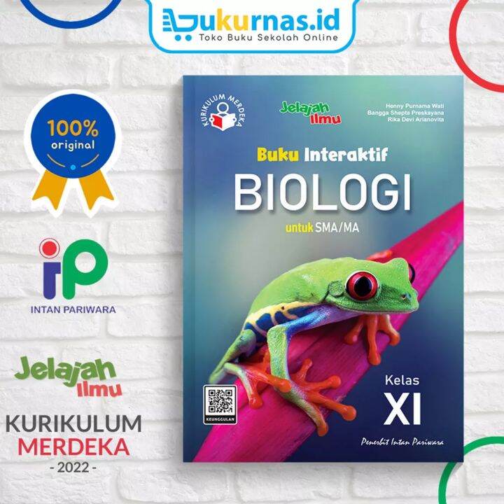 Buku Interaktif Biologi Kelas XI, 11 Kurikulum Merdeka Tahun 2023 Intan Pariwara | Lazada Indonesia