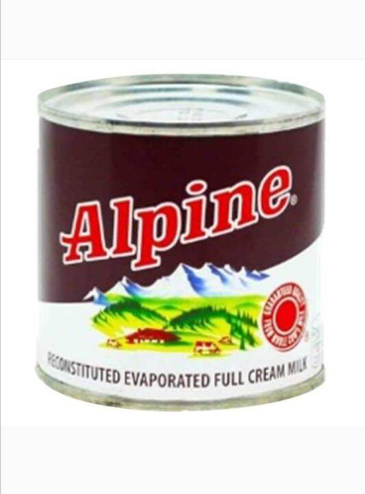 ALPINE EVAPORATED FULL CREAM MILK (154 mL) | Lazada PH