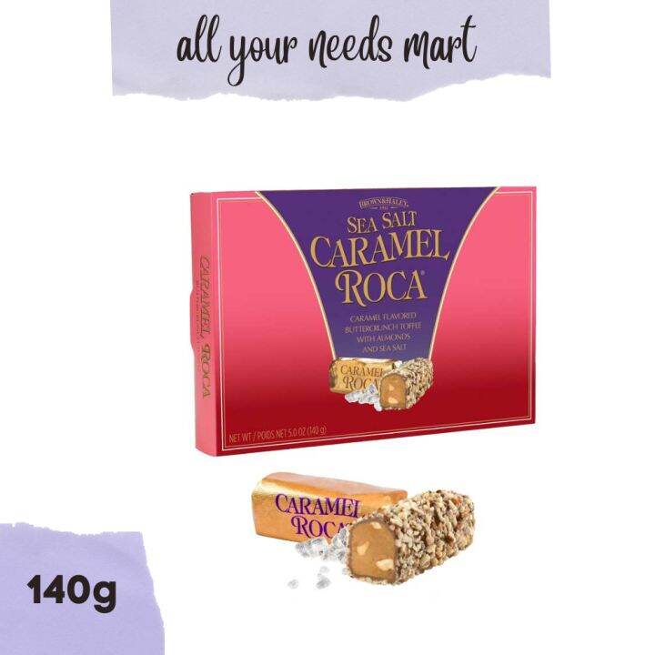 Brown & Haley Sea Salt Caramel Roca Chocolate Gift Box, 140g | Lazada PH