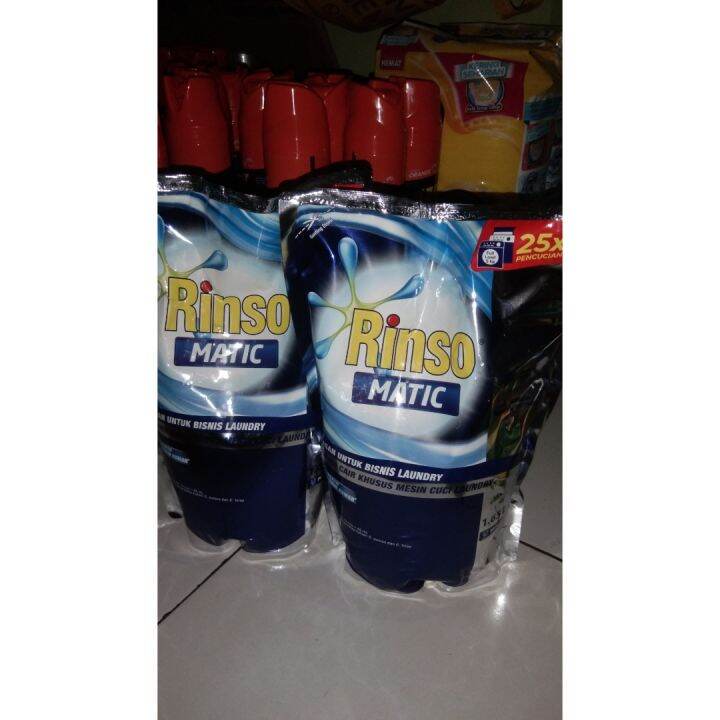 RINSO MATIC CAIR DETERGEN KHUSUS LAUNDRY 1.6 LITER | Lazada Indonesia