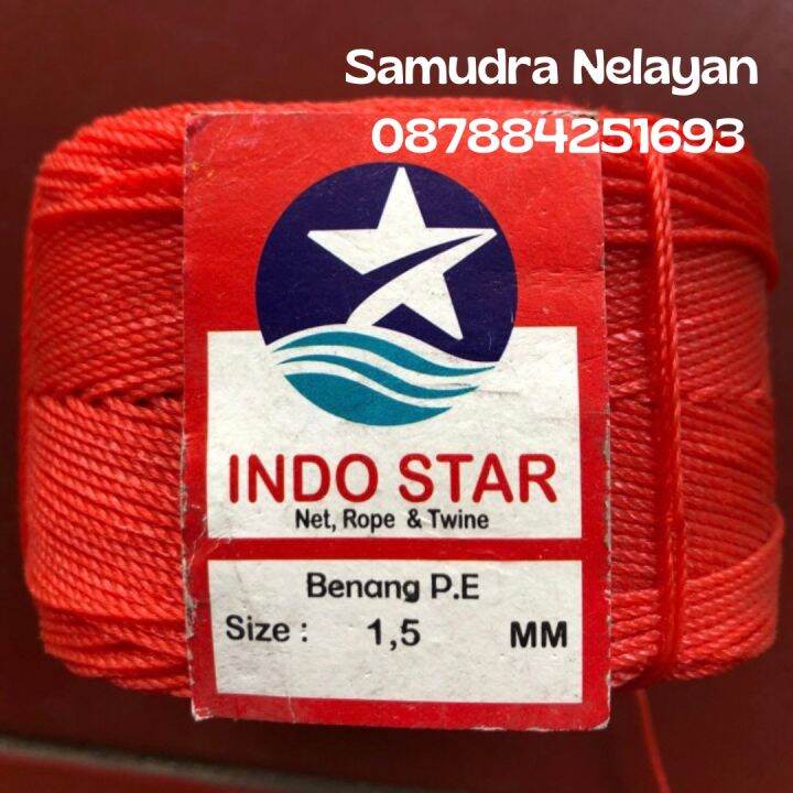 Tali Tambang kecil 1,5mm / Tambang PE 1,5mm INDOSTAR ±150 METER (1 ROLL) | Lazada Indonesia