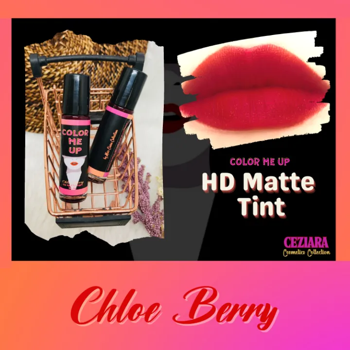 Color Me Up by Ceziara Cosmetics - HD Matte Lip Tint / Chloe Berry ...