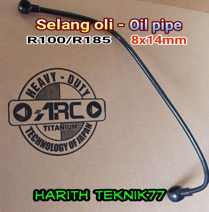 selang oil oil pipe R100/185 8x14mm mesin dongfeng | Lazada Indonesia
