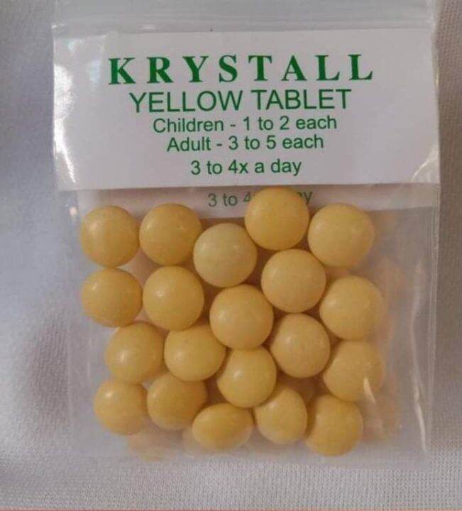 YES PH 20tabs/sachet Original Krystall Herbal Yellow Tablet Organic New ...