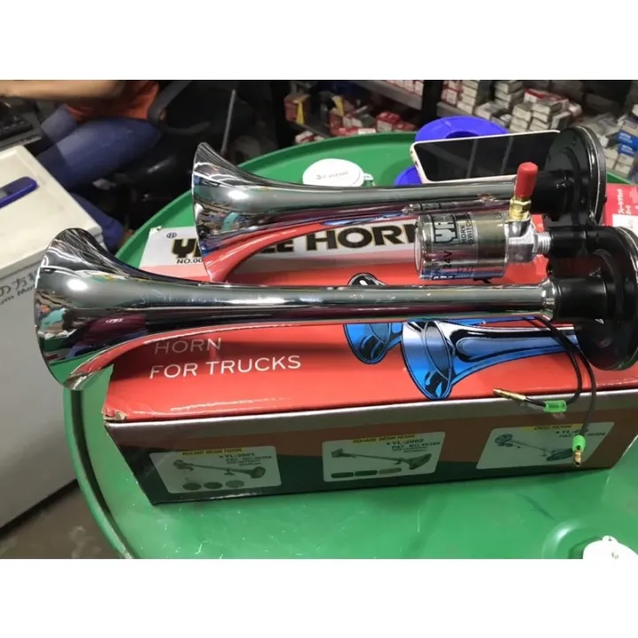 Yankee Air Horn 2 Trumpet Red Box YH-210 24v only | Lazada PH