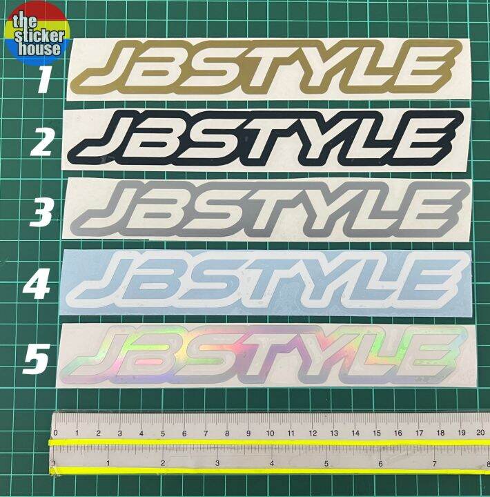 JB STYLE (SMALL/BIG) STICKER CUTTING DESIGNS JB STYLE | Lazada