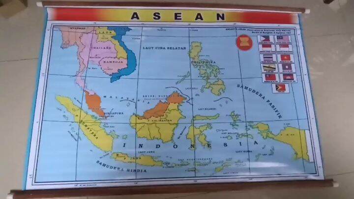 Peta Gulung Indonesia Ukuran 120x80 cm | Lazada Indonesia