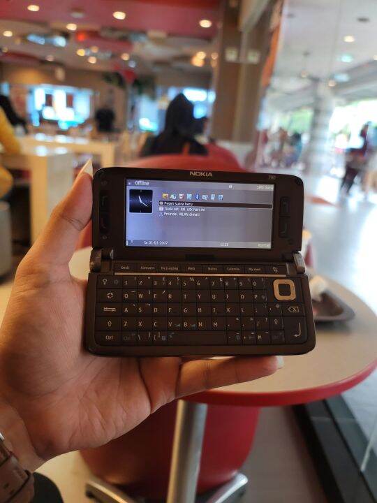 nokia e90 communicator original sinyal aman bebas kartu no minus mulus | Lazada Indonesia