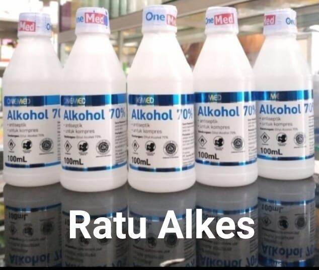 Alkohol 70% 100ml Original Onemed per box isi 24 botol | Lazada Indonesia