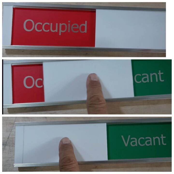 Vacant Occupied Sign / Door Sign | Lazada Indonesia