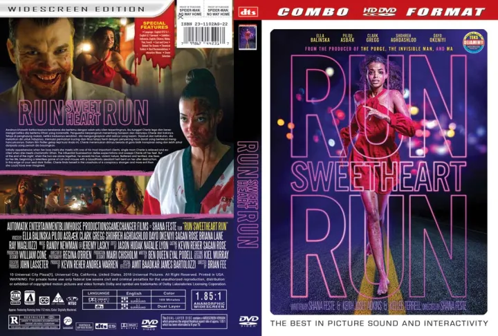 KASET DVD FILM HOROR THRILLER 2022: RUN SWEET HEART RUN | Lazada Indonesia