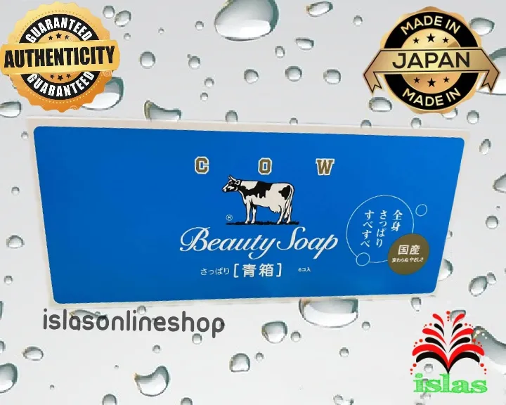 Cow Beauty Soap blue 1 box(6pcs) | Lazada PH