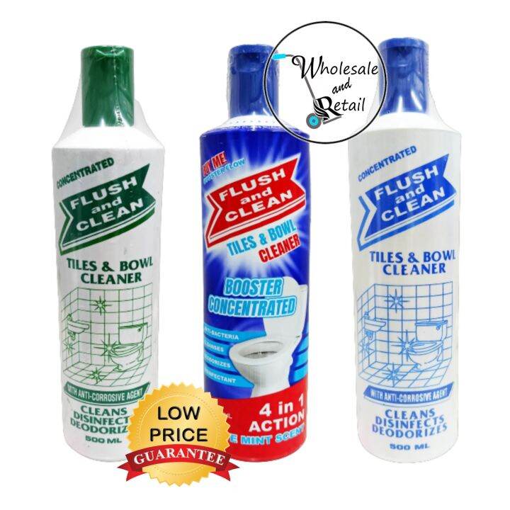 Flush And Clean Tiles and Bowl Cleaner | Lazada PH