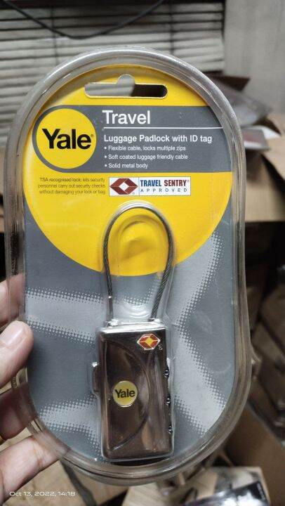 YALE TRAVEL SENTRY TSA APPROVED PADLOCKS #YT11/30/350/1 30mm | Lazada PH
