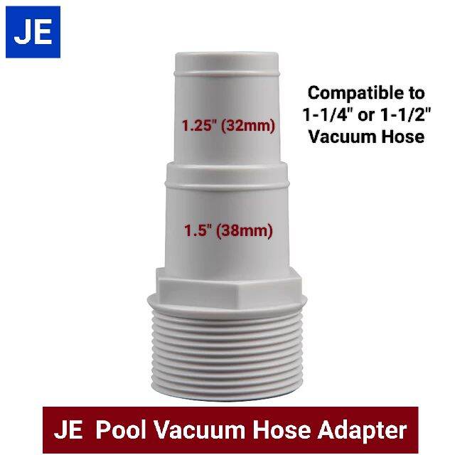 ☑️ JE Home Swimming Pool Filter Accessories Thread Fitting Connector ...