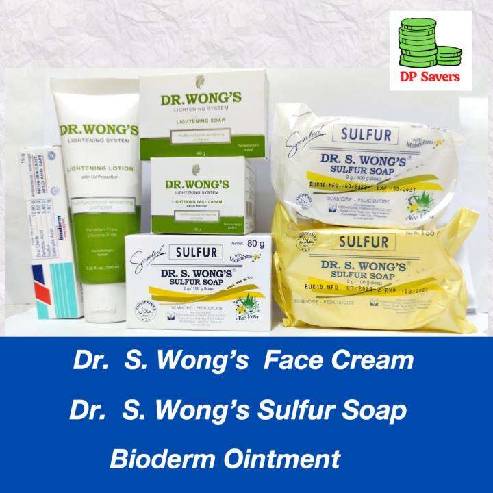 Dr Wong Sulfur Soap and Bioderm Ointment Cream | Lazada PH