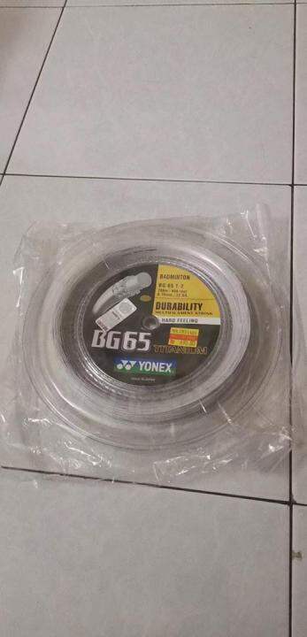 Yonex BG65 TITANIUM ORIGINAL STRING (REEL) | Lazada