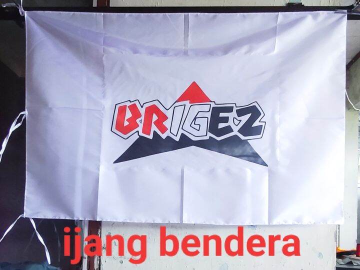 BENDERA BRIGEZ PUTIH LOGO [ MPH ]120CM X 75CM | Lazada Indonesia