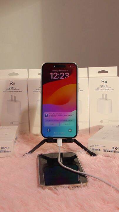 RII USB-C 35 Watts Power Adapter to Type C Fabric Braided Cable ...