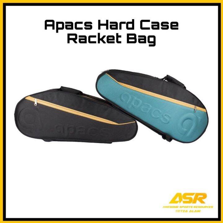 Apacs Hard Cover Dual Compartment Badminton Racket Bag / Beg Raket ...