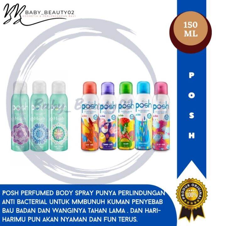 Posh Parfum Body Spray 150ml-Posh Women Parfum Parfum Cewek Bodi Spray ...