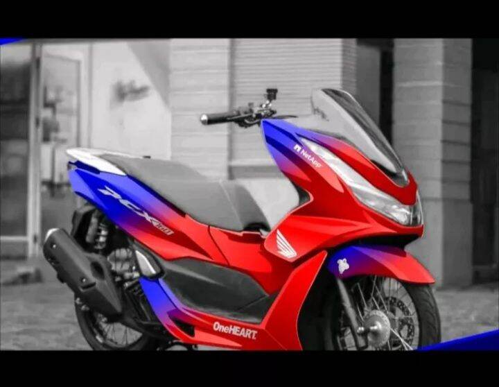 Decal stiker Pcx 160 Gradasi merah Fullbody | Lazada Indonesia