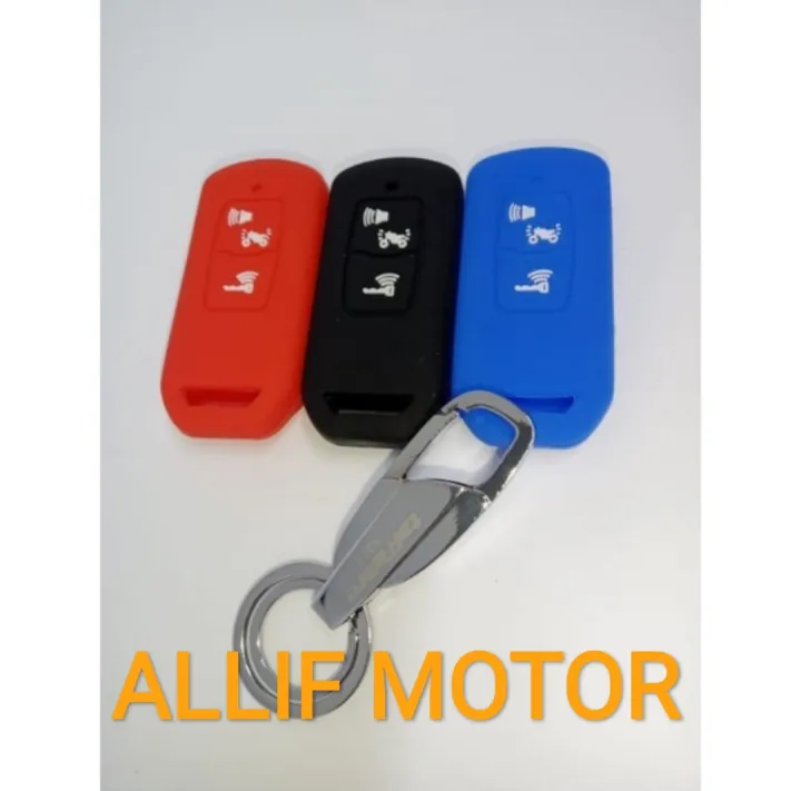 Paket Gantungan Kunci Stainless + silikon Sarung Remote HONDA NEW ADV ...
