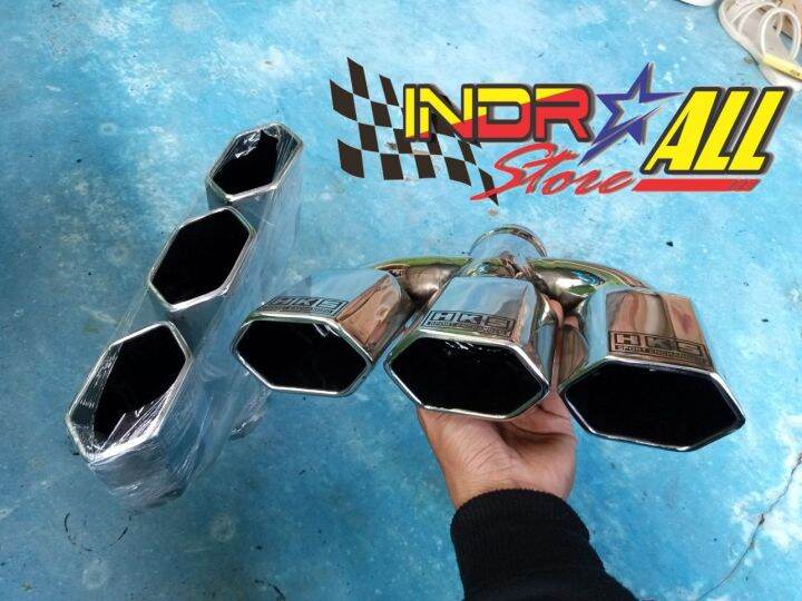 kenalpot cabang tiga tri sula segi enam suara jet suos khusus l300 ...