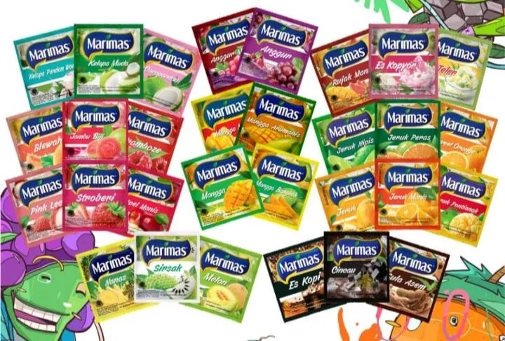 Marimas Minuman Instant Serbuk Aneka Rasa ( 1 Renceng=10Sachet ...