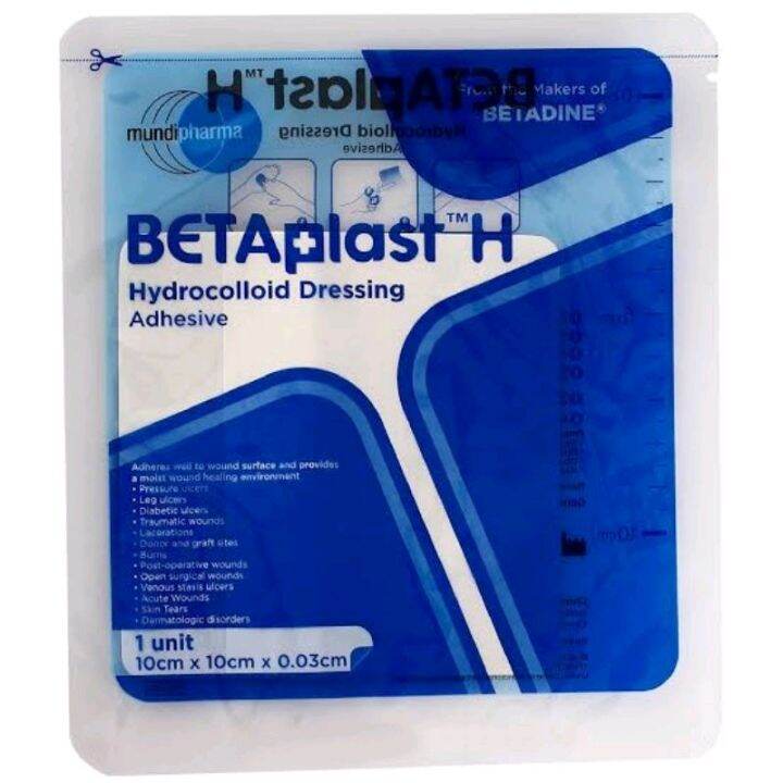 BETAPLAST H Hydrocolloid dressing10x10x0.3cm SOLD PER PIECE | Lazada PH