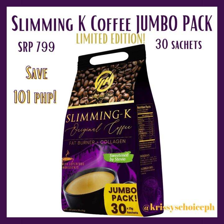 Slimming K Coffee Original Jumbo Pack 30 sachets LIMITED EDITION by ...
