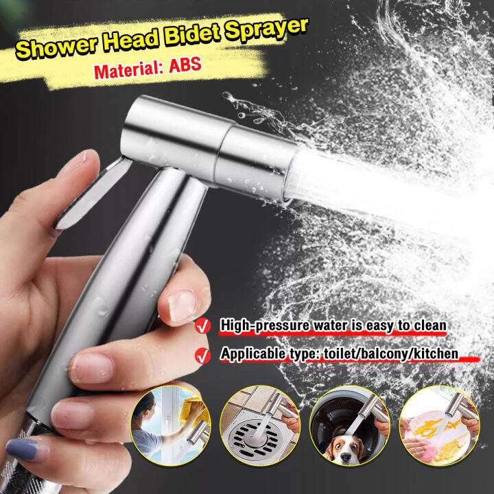 Digeo Shower Head Bidet Spray Toilet Flushing Pressurized Water Sprayer ...