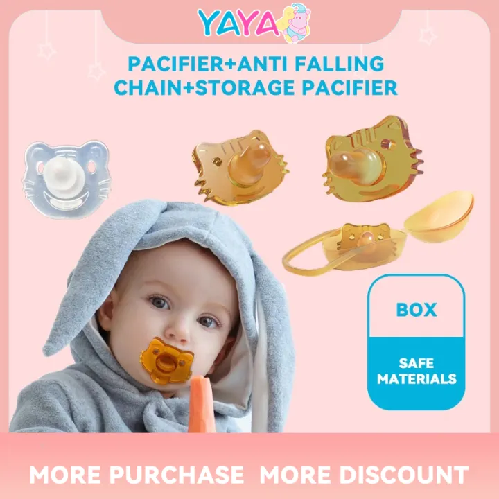 【Ready Stock】COD Baby full silicone nano pacifier sleep type pacifier ...