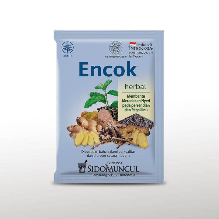 Jamu Encok SidoMuncul isi 10 Sachet | Lazada Indonesia