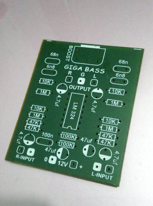 Pcb Gigabas Pro Ic Lm324 Gigabass Pro Lazada Indonesia