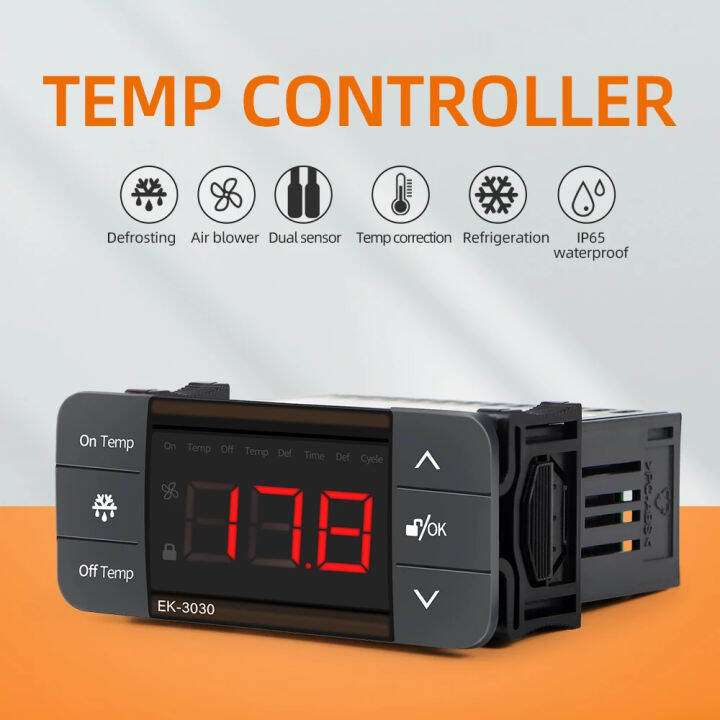 Digital Temperature Controller 220V Cool Heat Switch Refrigerator ...