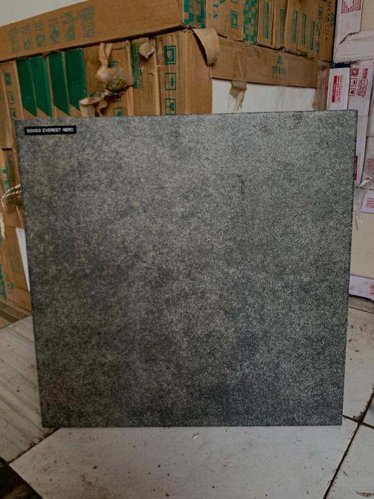 KERAMIK LANTAI 50X50 EVEREST NERO | Lazada Indonesia