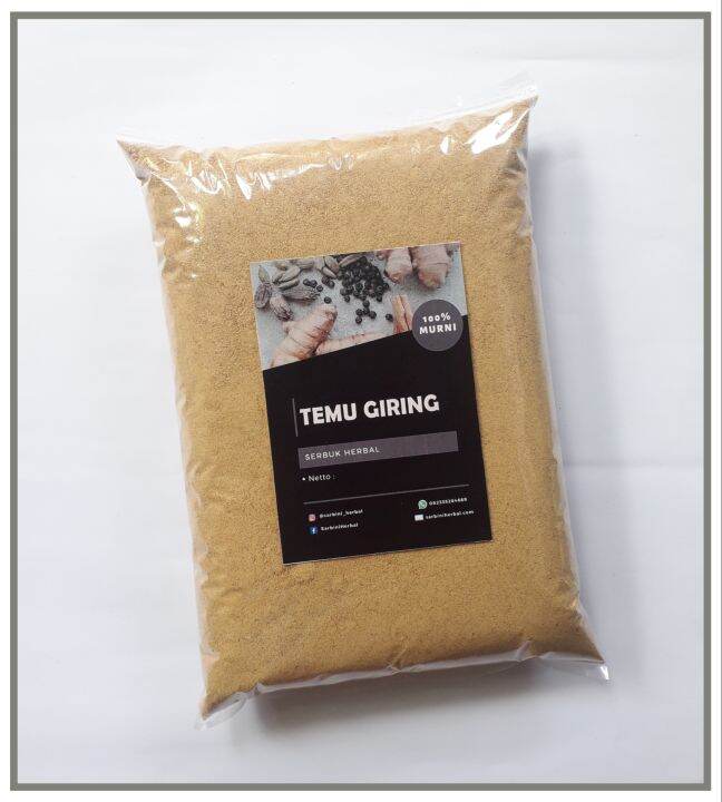 Temu Giring Bubuk 1 kg / Serbuk Temu Giring Murni | Lazada Indonesia