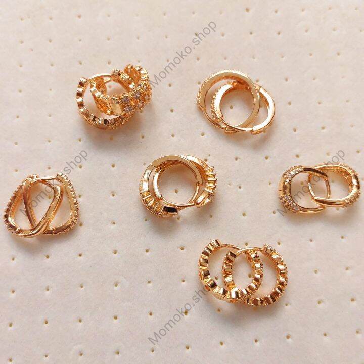 High Quality Rose Gold Loop Earrings | Lazada PH