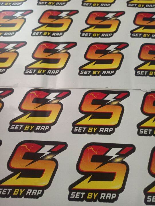 Sticker SET BY RAP LOGO S 5X7cm Viral Samarinda Stiker Printcut ...