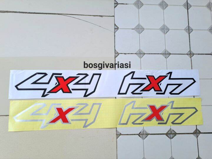 Stiker 4x4 offroad ranger hilux fortuner / stiker 4x4 / stiker ranger ...