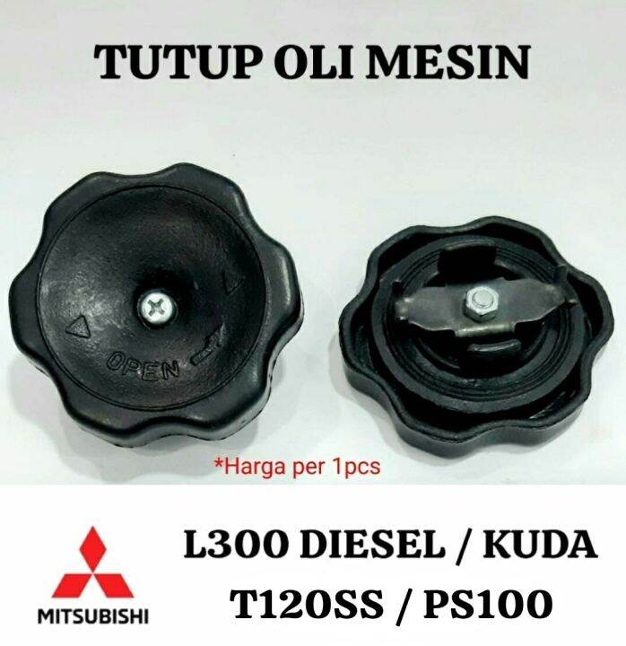 OIL CAP TUTUP OLI MESIN MITUBISHI L300 DIESEL / KUDA / T120SS / PS100 ...
