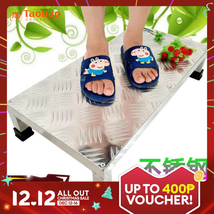 Stainless Steel Foot Pedal Non Slip Step Plastic Footpad One-Layer One ...