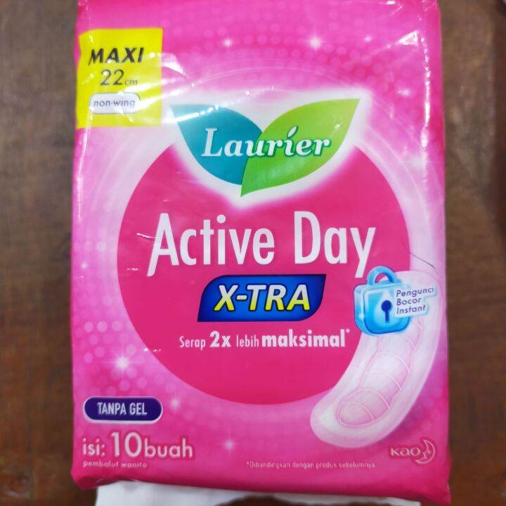 laurier super maxi isi 10 (non wing) | Lazada Indonesia