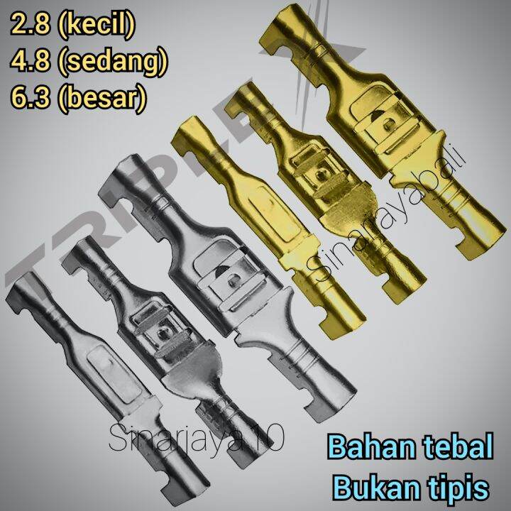 skun kabel terminal kecil sedang besar sekun sambungan gepeng pipih ...