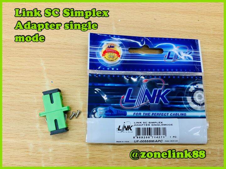 UF-0055SM/APC Link SC Simplex Adapter Singlemode | Lazada.co.th