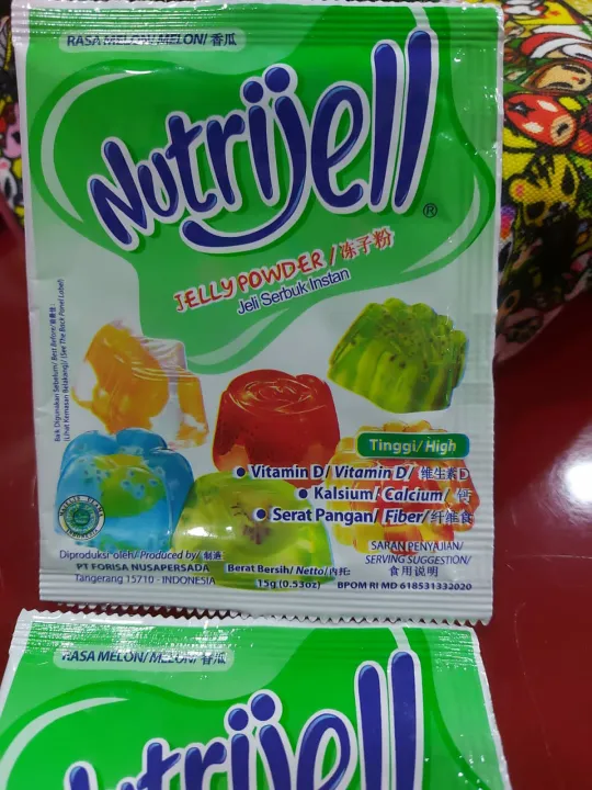 NutriJell Jelly Powder Agar Agar Rasa Melon 15gr | Lazada Indonesia